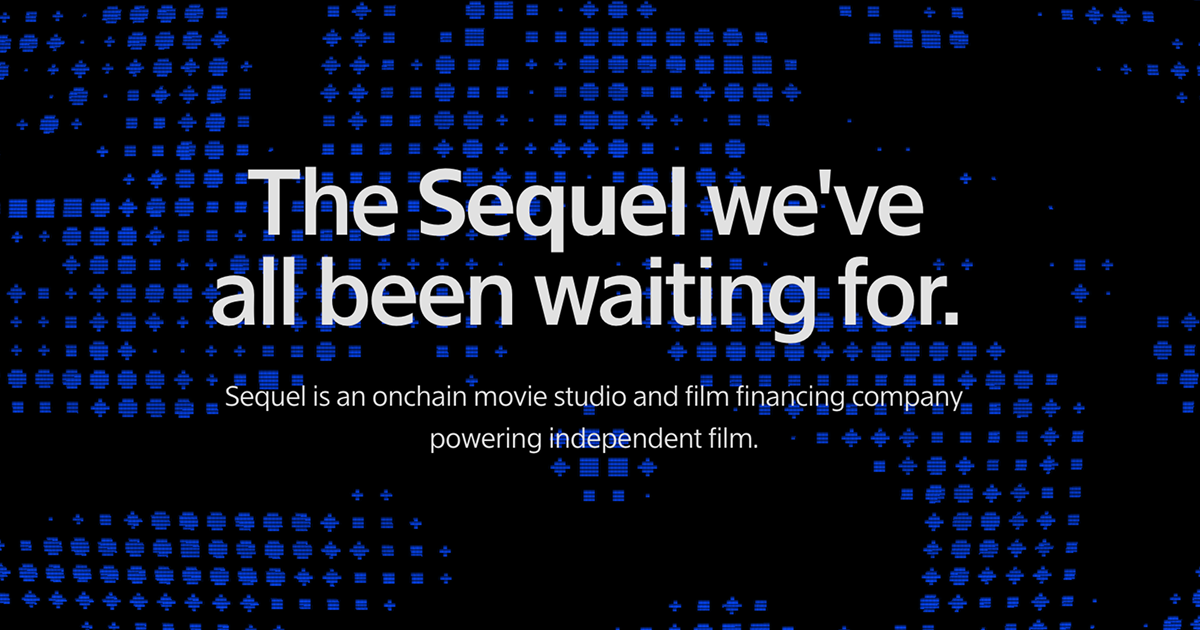 Sequel - The Onchain Movie Studio